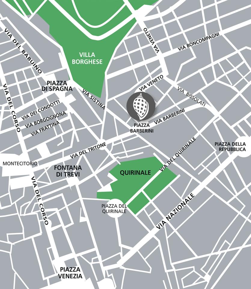 Hotel Bernini Bristol Roma, Hotel 5 stelle vicino via Veneto | Sina Hotels